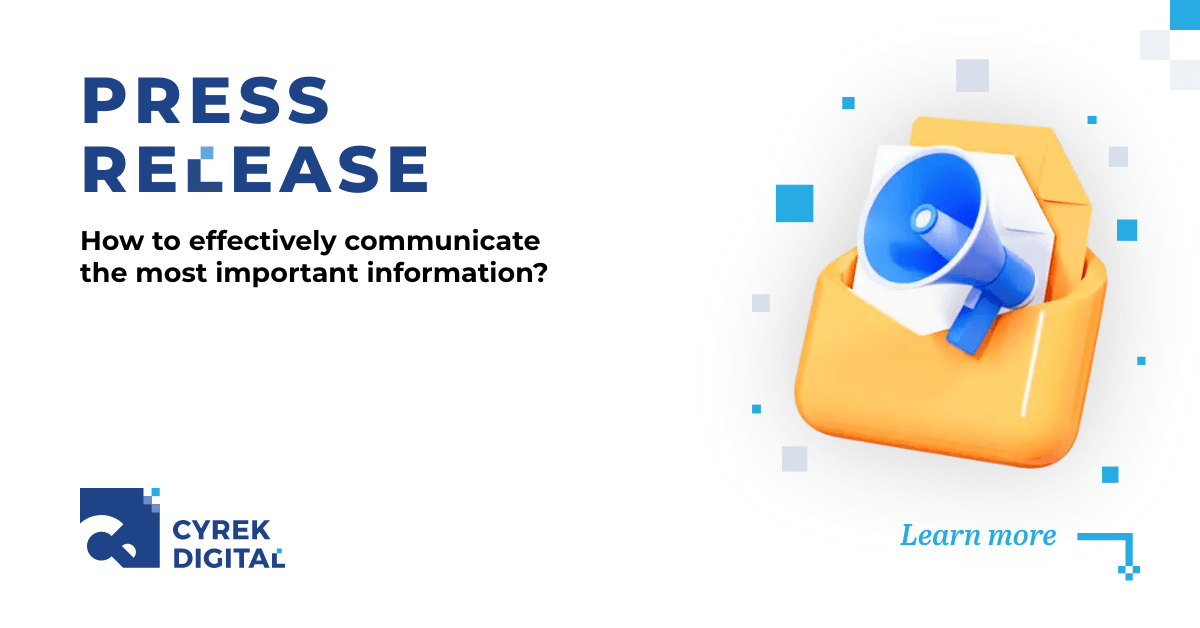 Press release - what is it and how to write it?