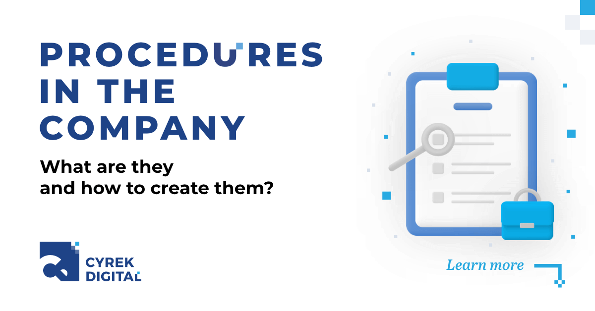 Procedures in the company - how to create them and how to make sure ...