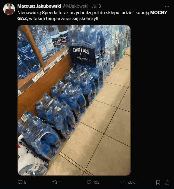 Mocny gaz – o co chodzi z IShowSpeed i wodą Żywiec Zdrój?