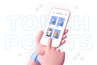 Touchpoints - what are the digital touchpoints between the consumer and the brand