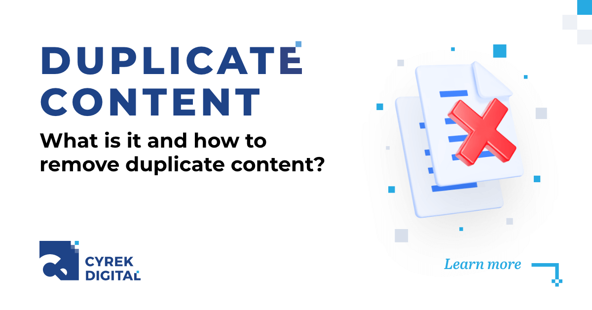 Duplicate content - what is it and how to eliminate it?